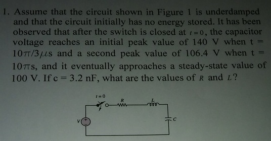 Solved Assume that the circuit shown in Figure 1 is | Chegg.com