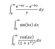 Solved Integral^infinity_0 e^-ay - e^-by/y dy | Chegg.com