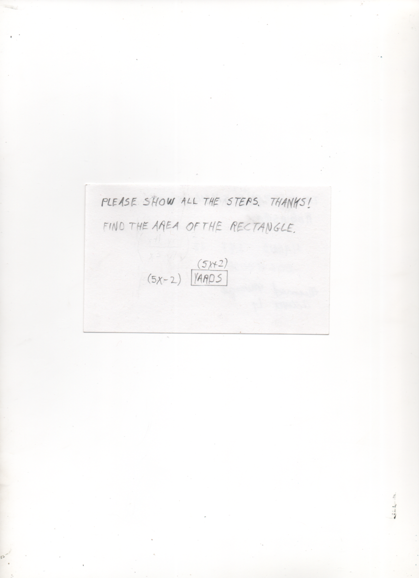 Solved Please show all the steps. Thanks! Find the Area of | Chegg.com