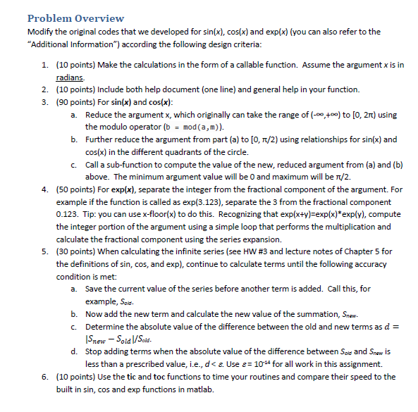 Solved Problem overview Modify the original codes that we | Chegg.com