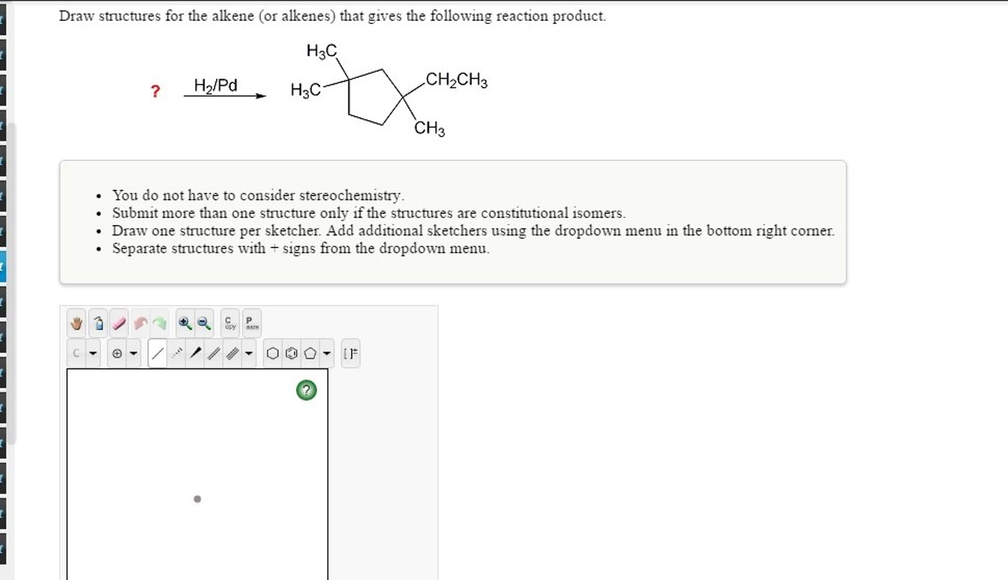 Solved Draw structures for the alkene (or alkenes) that | Chegg.com