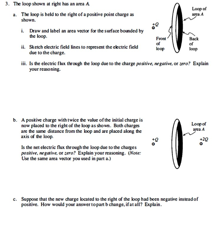 Solved 3. The loop shown at right has an area A Loop of area | Chegg.com