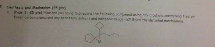 Solved How are you going to prepare the following compound | Chegg.com