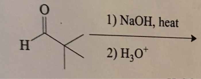 Solved 1) NaOH, heat H 2) H30 | Chegg.com