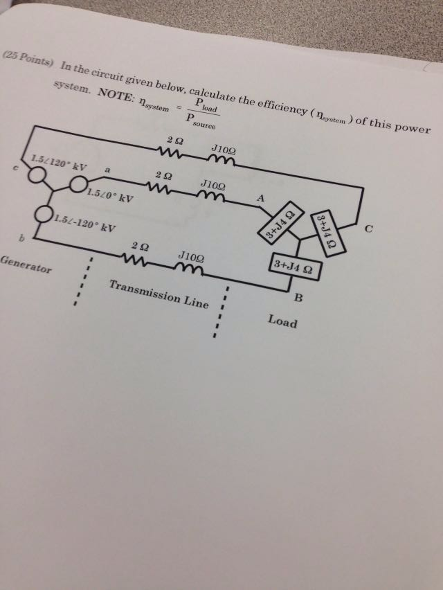 Solved In the circuit given below, calculate the efficiency | Chegg.com