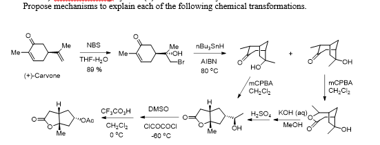 Solved Propose mechanisms to explain each of the following | Chegg.com