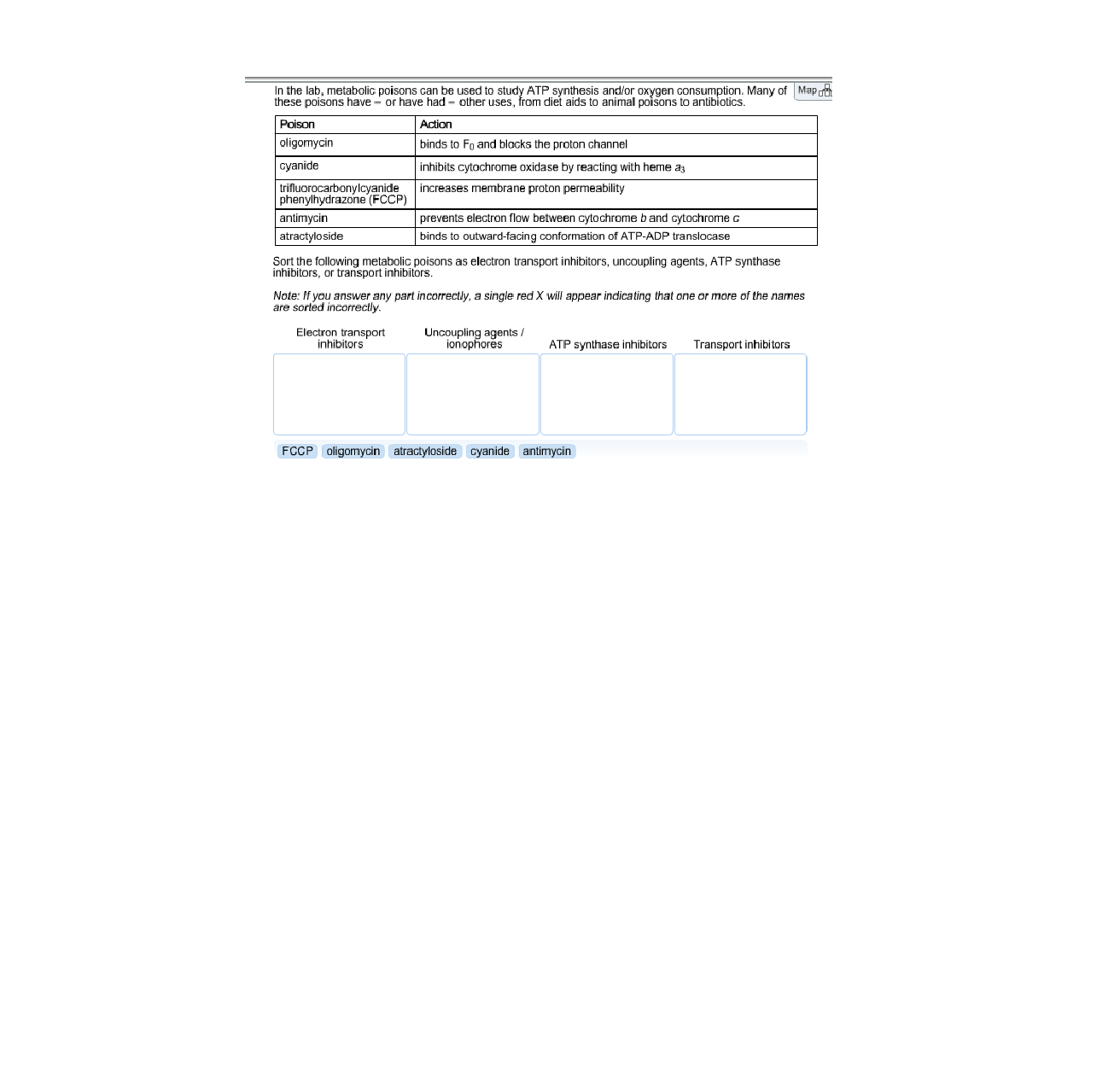 Solved In the lab, metabolic poisons can be used to study to | Chegg.com