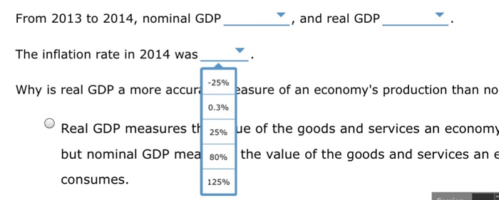Solved 5. Real versus nominal GDP Consider a simple economy | Chegg.com Solved 5. Real versus nominal GDP Consider a simple economy | Chegg.com