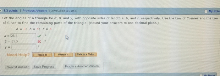 Solved Let the angles of a triangle be alpha, beta, and | Chegg.com