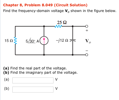 Solved Chapter 8, Problem 8.052 Given the network in the | Chegg.com