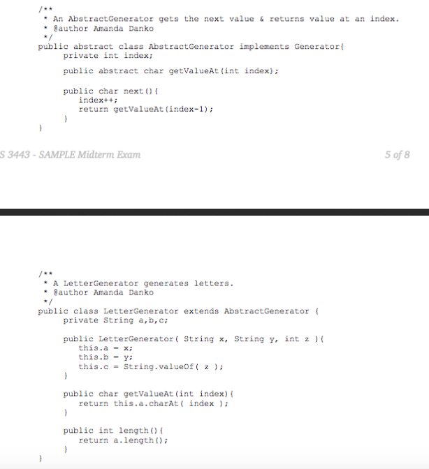Solved II. (25 pts.) Consider the main method in the | Chegg.com