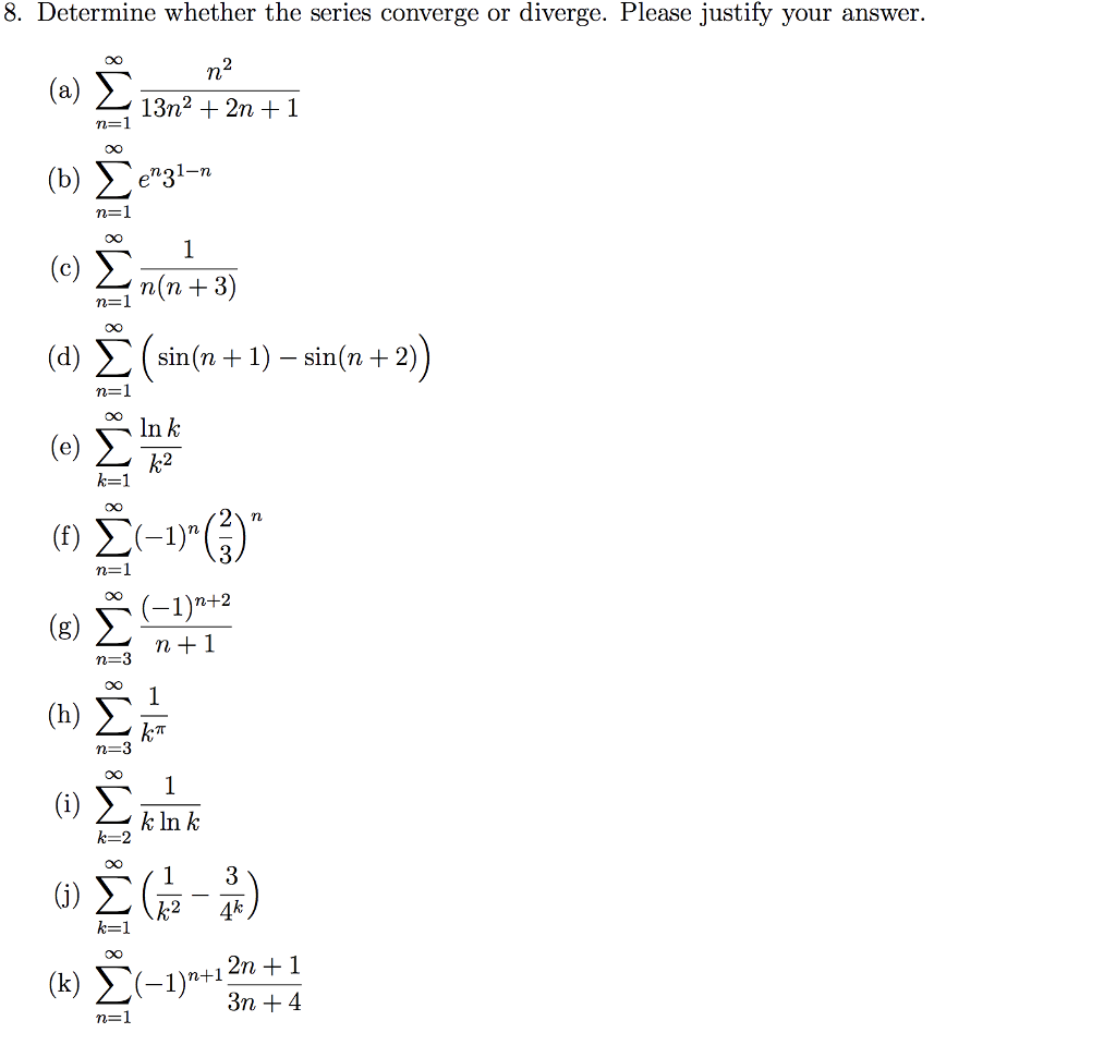 Solved Determine whether the given sequence is convergent or | Chegg.com