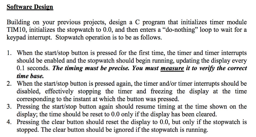 Software Design Building on your previous projects, | Chegg.com