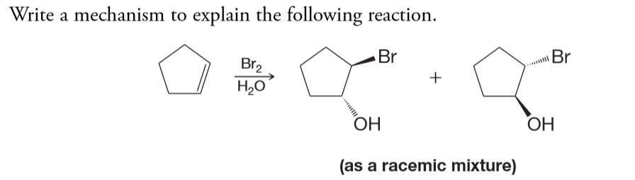 Solved Write a mechanism to explain the following reaction. | Chegg.com