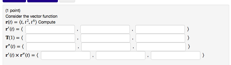 Solved: Consider The Vector Function R(t) = Compute | Chegg.com