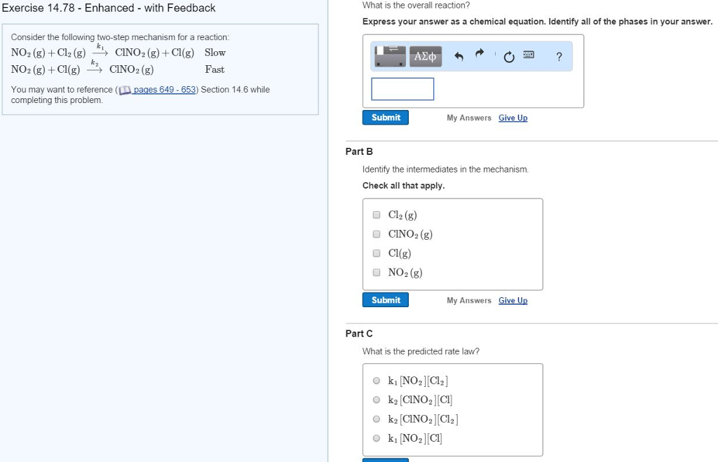 Solved Consider the following two-step mechanism for a | Chegg.com