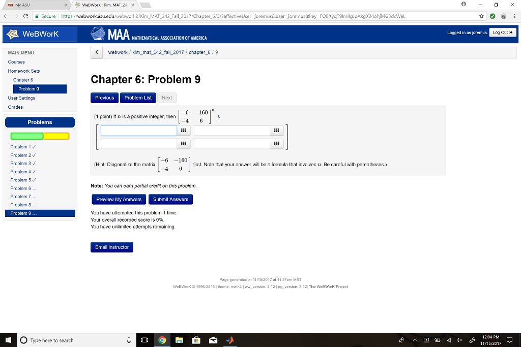 Solved My ASU WeBWorK: Kim-MAT-24 · ← C secure | Chegg.com