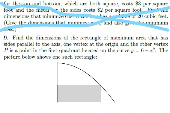 Solved Find the dimensions of the rectangle of maximum area | Chegg.com