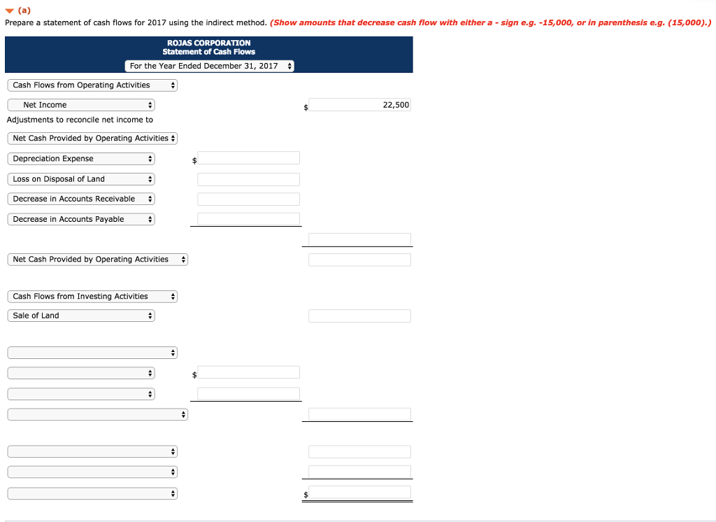 Solved Exercise 13-7 (Part Level Submission) Rojas | Chegg.com
