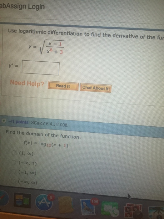 Solved Use logarithmic differentiation to find the | Chegg.com