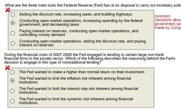 Solved What are the three main tools the Federal Reserve | Chegg.com
