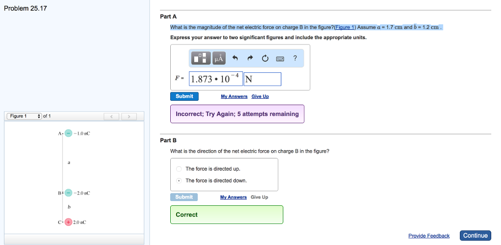 Solved What Is The Magnitude Of The Net Electric Force On