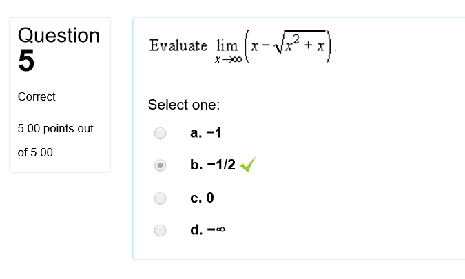 Solved Please show a step by step solution for the limit as | Chegg.com