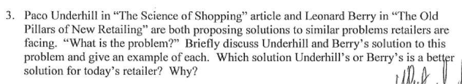 Paco Underhill in "The Science of Shopping" article | Chegg.com