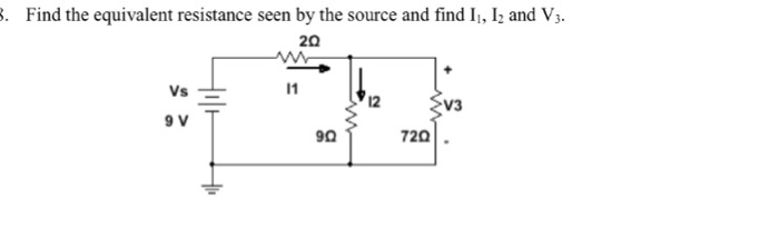 Solved Find the equivalent resistance seen by the source and | Chegg.com