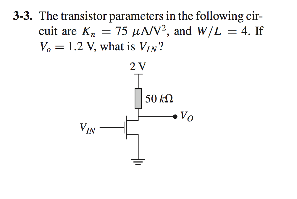 Solved The transistor parameters in the following circuit | Chegg.com