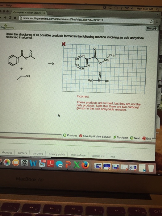 Solved Draw The Structures Of All Possible Products Formed