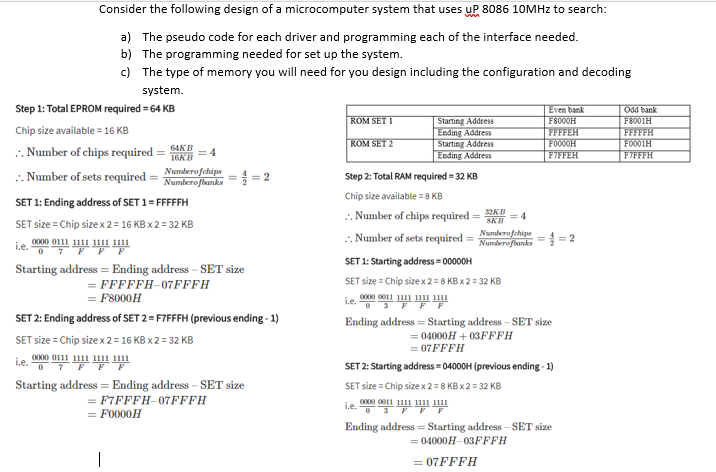 Consider the following design of a microcomputer | Chegg.com