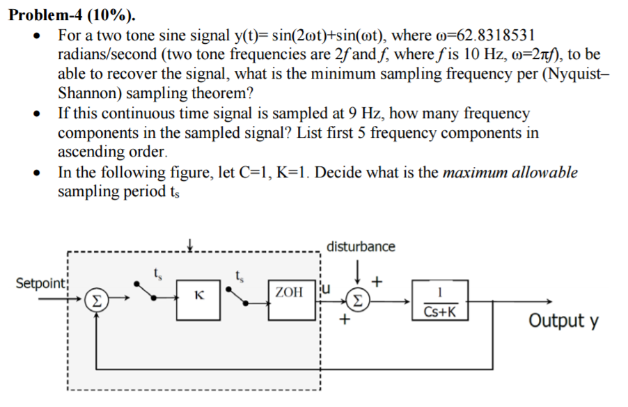 solved-for-a-two-tone-sine-signal-y-t-sin-2-omega-t-chegg