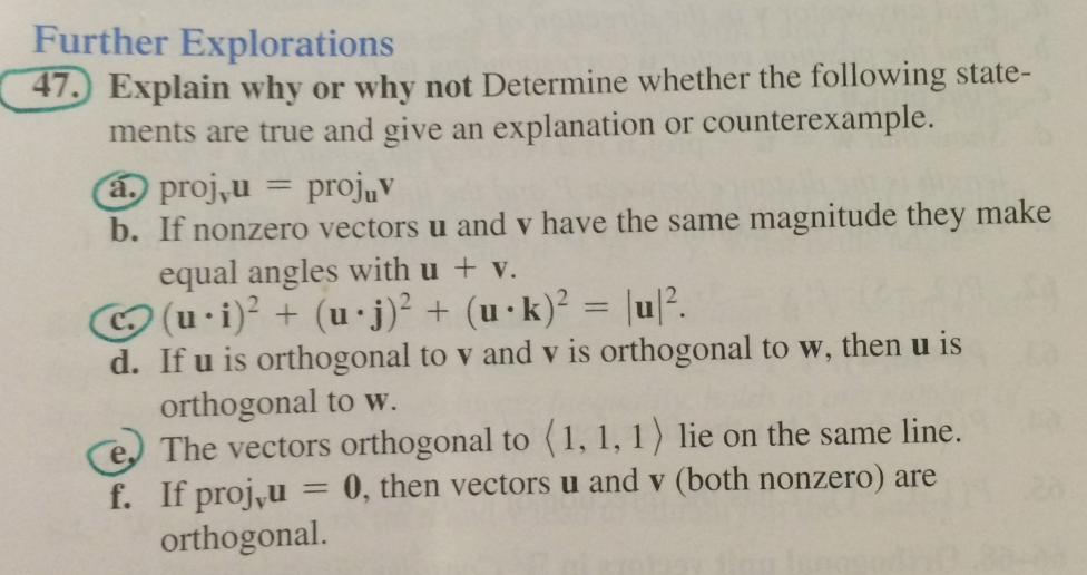 Solved Further Explorations Explain why or why not Determine | Chegg.com