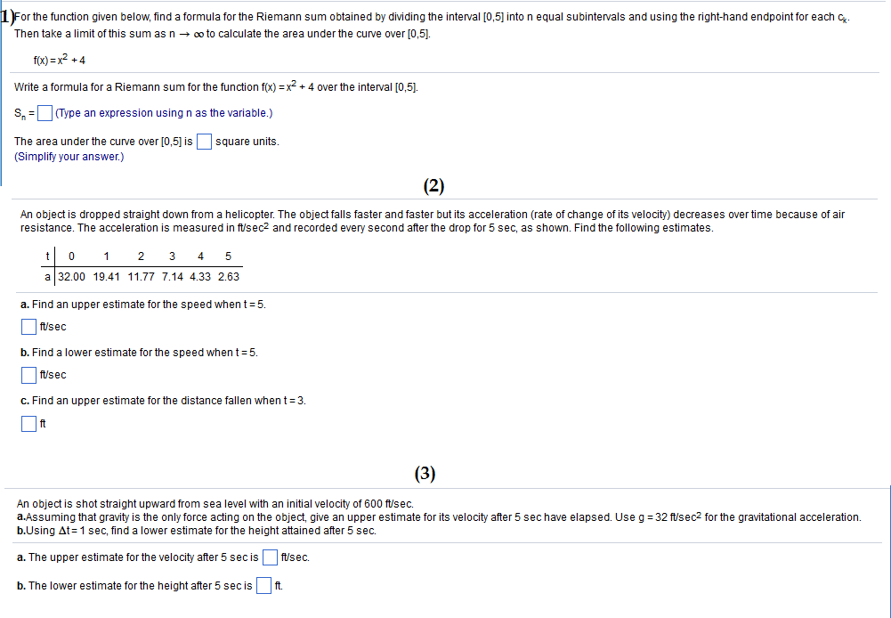 Solved For the function given below, find a formula for the | Chegg.com