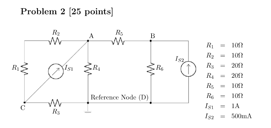 Solved Use the Dummy Node Voltage Analysis algorithm to set | Chegg.com