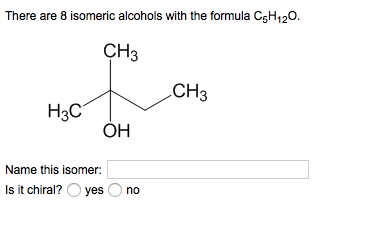 C5h12o Isomers