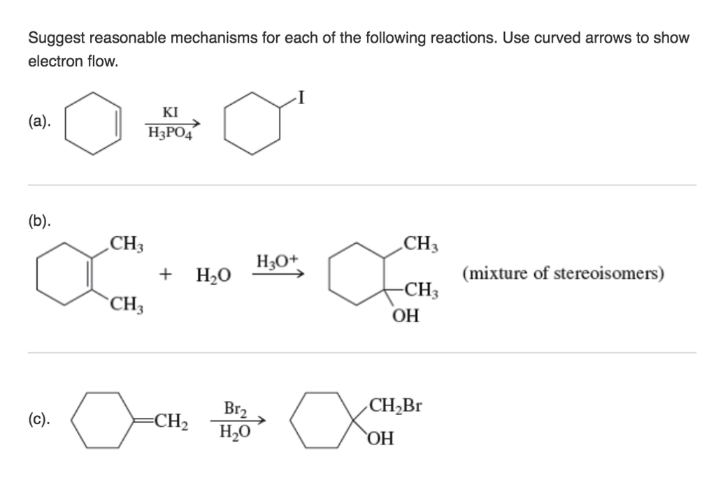 Solved Suggest reasonable mechanisms for each of the | Chegg.com Solved Suggest reasonable mechanisms for each of the | Chegg.com