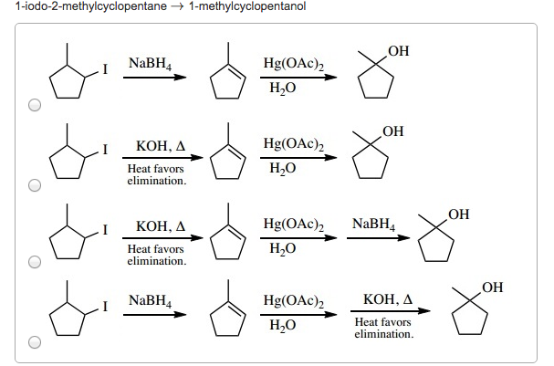 Solved but-1-ene -t 2-methoxy butane Hg(OAc)2 HBr CH3OH KOH, | Chegg.com