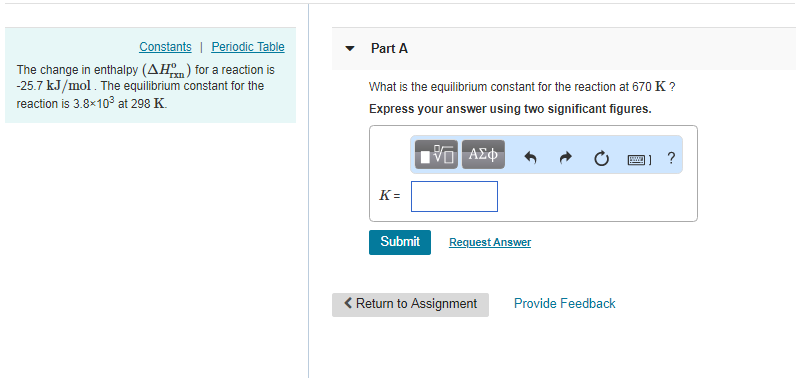 Solved Constants | Periodic Tab Part A The change in | Chegg.com