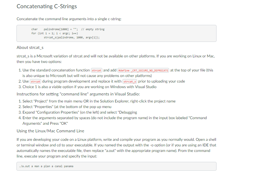 Solved A palindrome is a phrase (i.e., a string of | Chegg.com