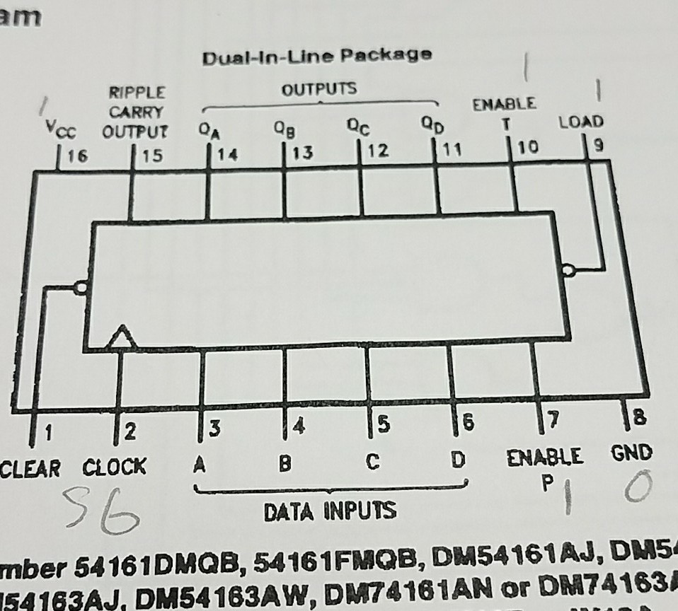 Solved Create a 4-bit counter with a 74x163 and 7420 gate. | Chegg.com