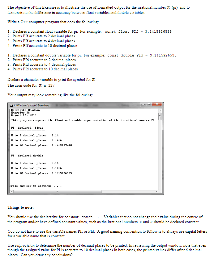 Solved The objective of this Exercise is to illustrate the | Chegg.com