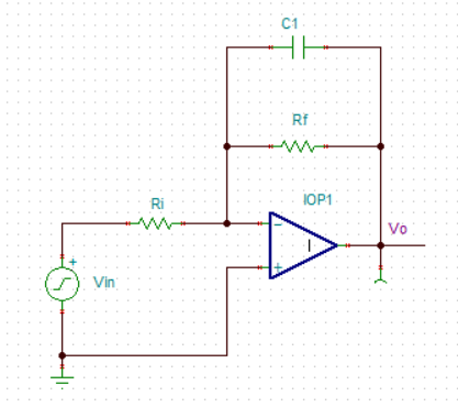 Solved We have the following inverting low-pass opamp | Chegg.com