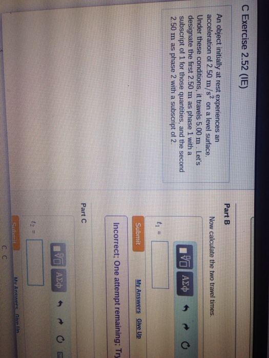 Solved An object initially at rest experiences an | Chegg.com