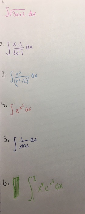 Solved integral Squareroot 3x + 2 dx integral x - | Chegg.com