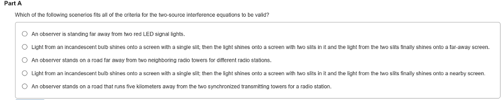 Solved ± Understanding Two-Source Interference Learning | Chegg.com