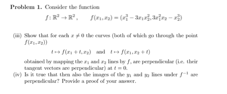 Solved Consider the function f: R^2 rightarrow R^2. f(x_1, | Chegg.com
