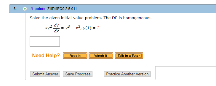 Solved Solve The Given Initial Value Problem The De Is 9762