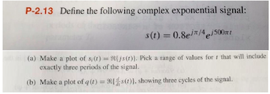 Solved Question is P-2.13 for the DSP First (2nd edition | Chegg.com